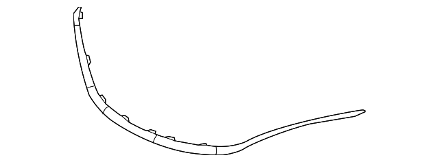 2017-2020 Chrysler Upper Molding 68243512AC | TascaParts.com