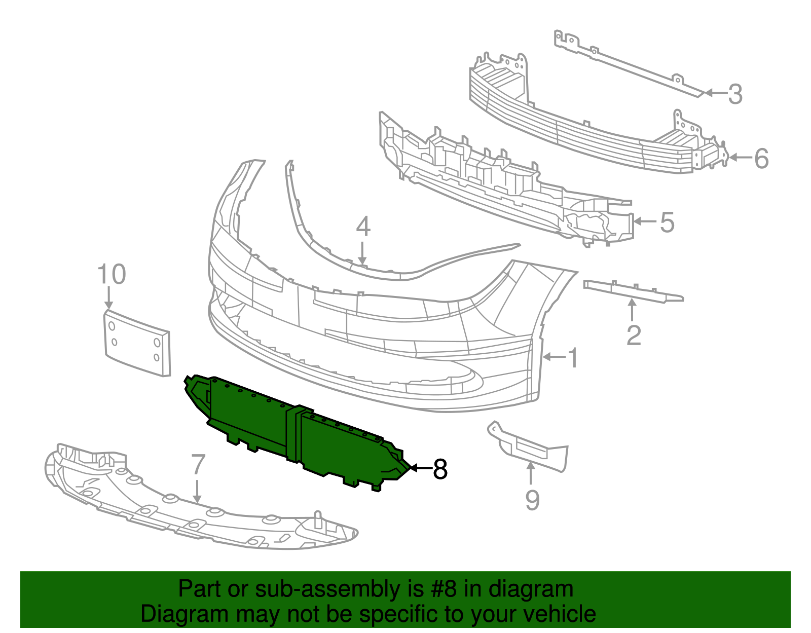 2017-2024 Chrysler Shutter Assembly 68438679AD | Mopar Parts Canada