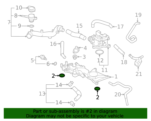 2023 Subaru Water Pipe O-Ring 806933080 | Subaru Parts For You