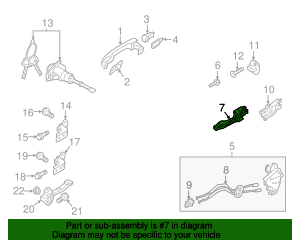 82655-D4000 - Handle Base 2017-2020 Kia Optima | Kia.Parts Store