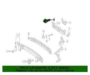 2018-2022 Mercedes-Benz Bumper Cover Bracket 253-885-56-02 ...