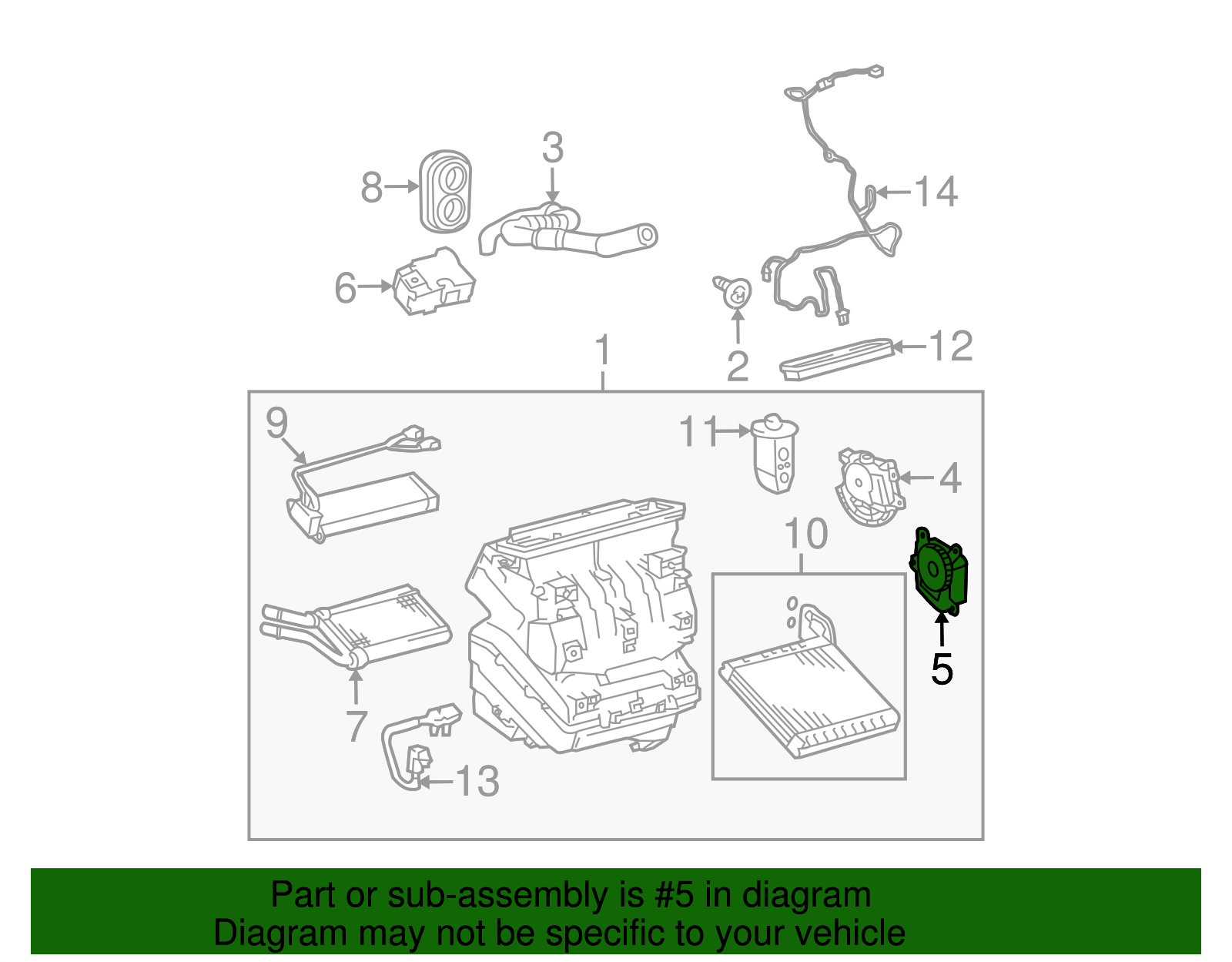 Genuine Toyota HVAC Blend Door Actuator part# 87106-12170 for 2006-2018 ...