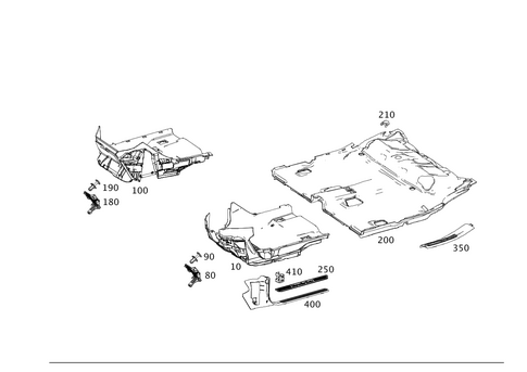 Front Panel Pillar Panelling, Lining on Floor and Footrest for 2017 ...