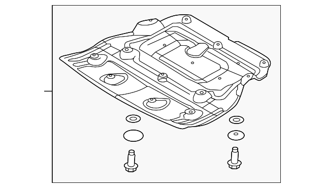 2015-2017 Kia K900 Front Shield 29110 3T500 | TascaParts.com