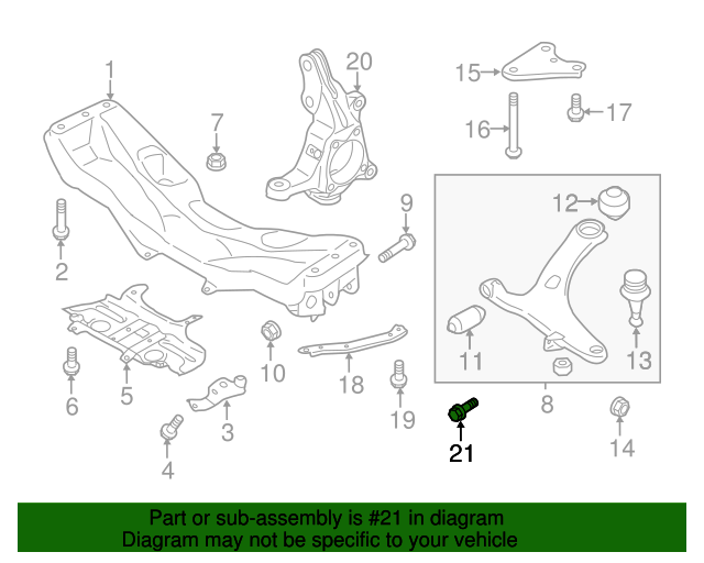 1992-2020 Subaru OEM NEW Subaru Forester Ascent Knuckle Flange Steering ...