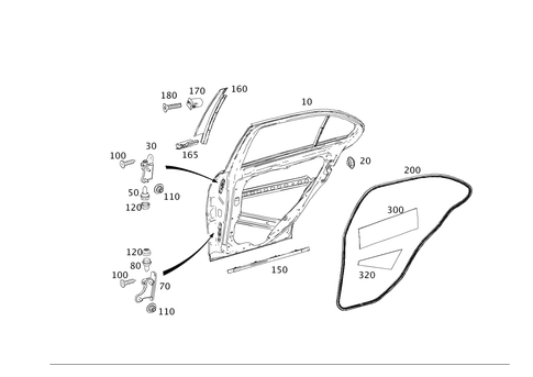 Rear Doors for 2014 Mercedes-Benz C 300 | Mercedes-Benz USA Parts