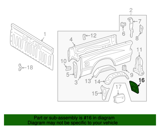 2004-2006 Toyota Tundra Stone Guard 65623-0C030 | OEM Parts Online