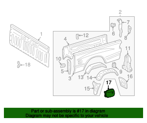 77305-0C040 - Fuel Filler Door - 2004-2006 Toyota Tundra | OEM Genuine ...