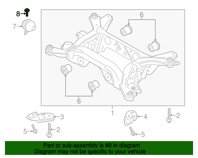 W709390-S439 2015-2023 Ford Damper Bolt | Fairway Ford Parts