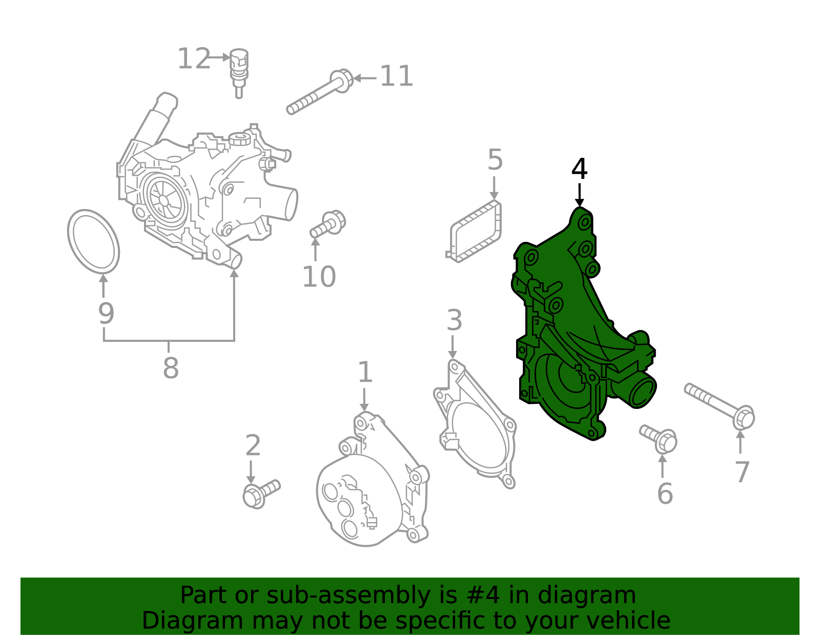 2019-2024 Nissan Altima Thermostat Housing 11061-5NA0A | Sullivan ...