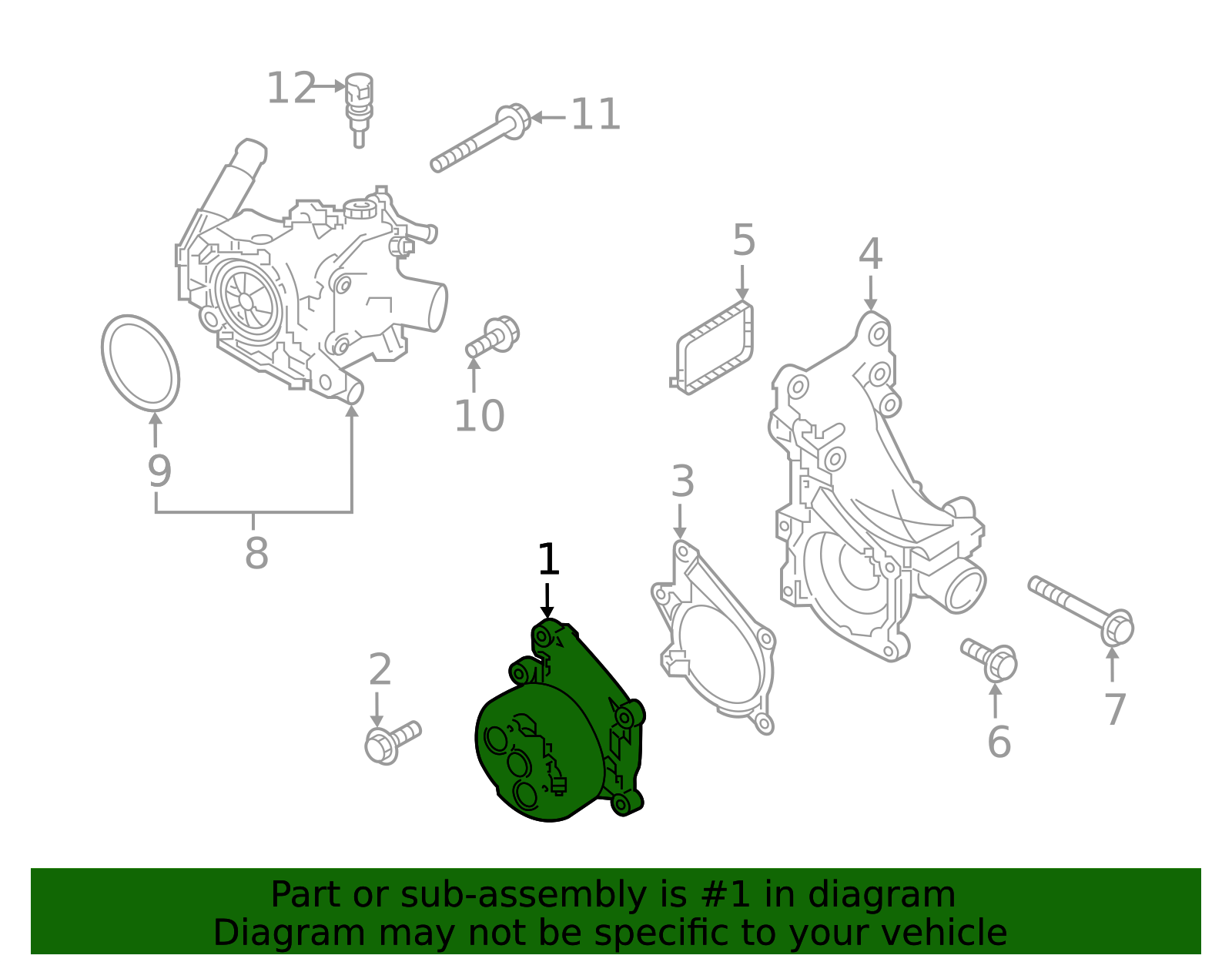 2019-2024 Nissan Altima Water Pump 21010-5NA0A | Sullivan Brothers Nissan