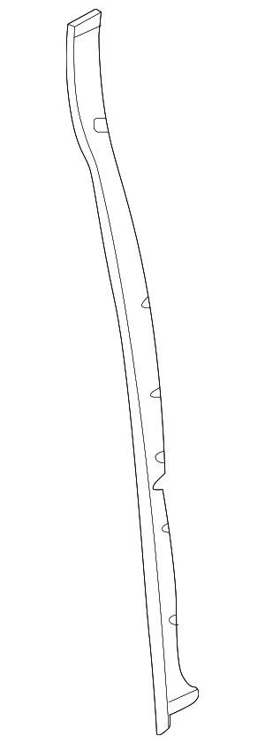 2021-2024 GM Front Passenger Side Door Lower Auxiliary Weatherstrip ...