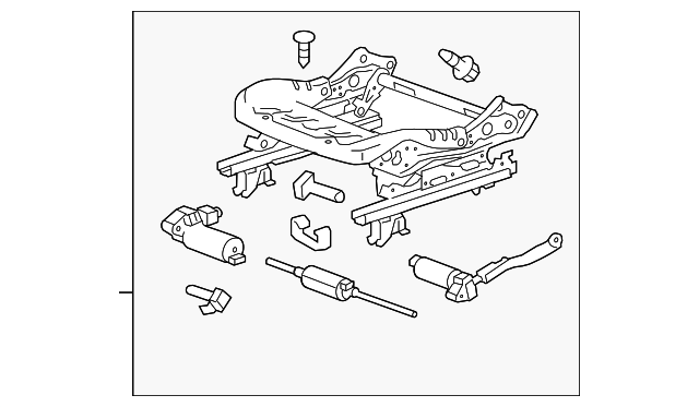 2010-2017 GM Driver Seat Cushion Frame 13506136 | OEM Parts Online