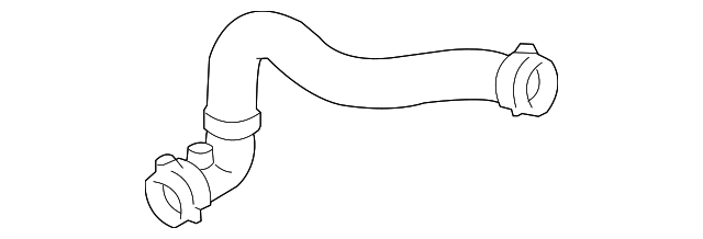 PCH001121 - Lower Hose - 2003-2005 Land Rover Range Rover | Land Rover ...