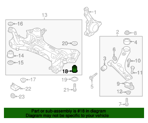 Genuine Rear Insulator for 2014-2015 Hyundai Tucson | Part# 62486-2S600 ...