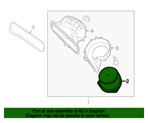 2014-2021 Nissan Motor Assembly Blower W Casese 27225-6CA0A | QuirkParts