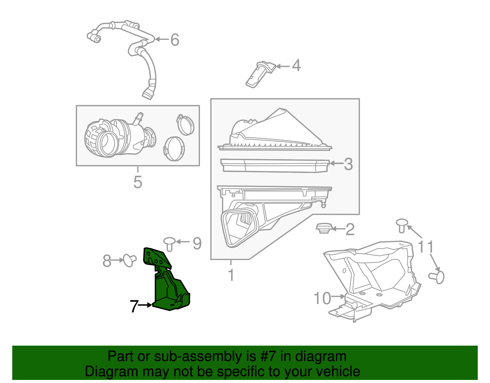 2016-2024 Chevrolet Camaro Intake Air Splash Shield 23507394 | GM Parts ...