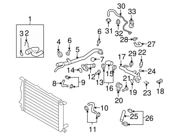 2008-2012 Audi S5 Connector Pipe 079-121-070-BS | Audi USA Parts