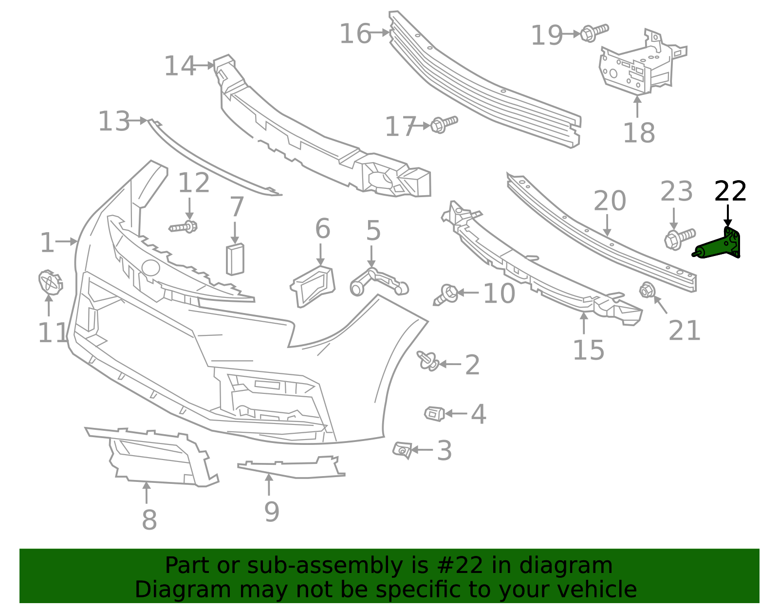 2019-2025 Toyota Lower Bracket 52133-02120 | Toyota Parts Center