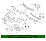 2018-2025 Toyota Bumper Cover Pin 47749-02020 | Toyota Parts Center