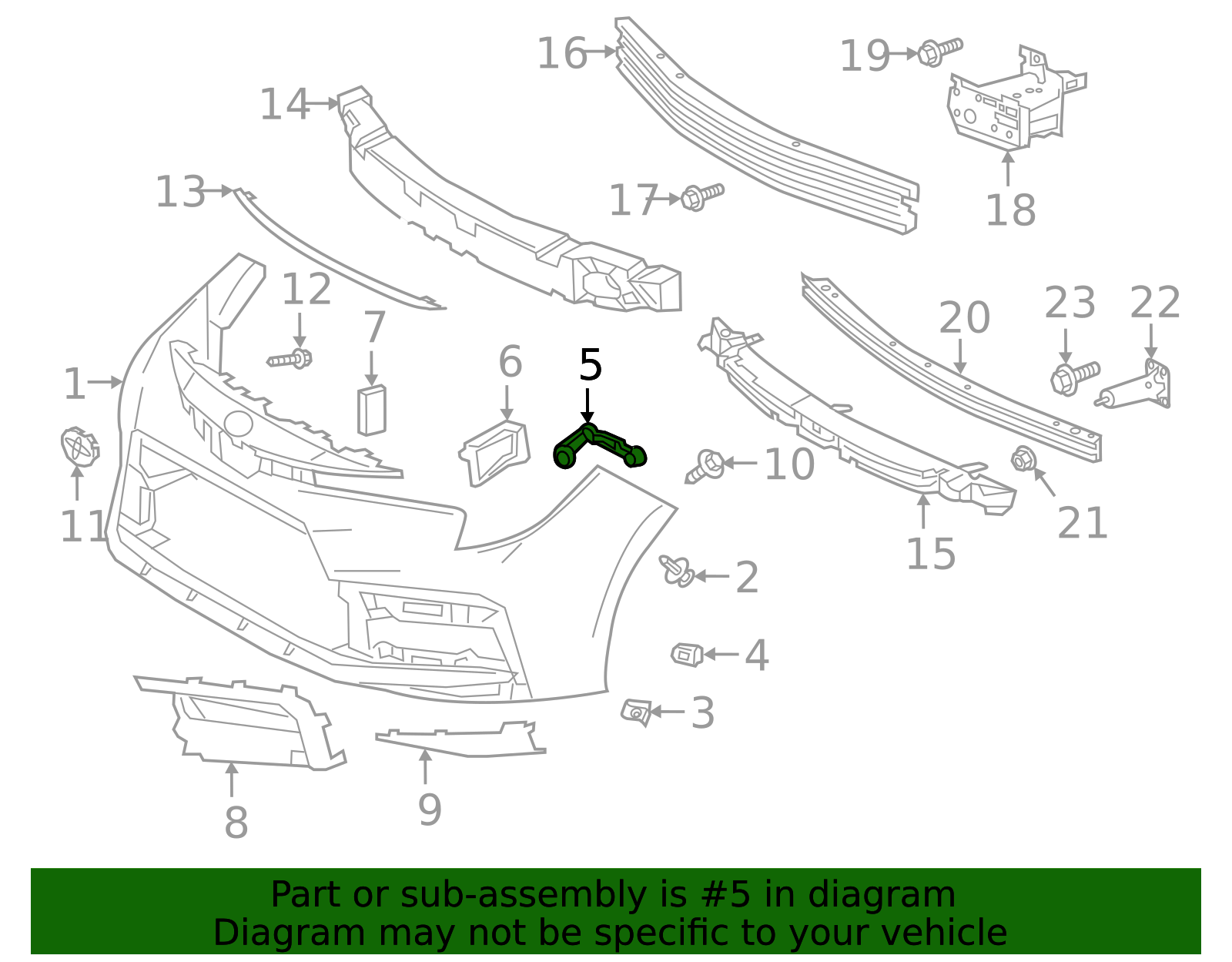 Genuine Toyota Side Retainer part# 52115-02480 for 2019-2025 Toyota ...