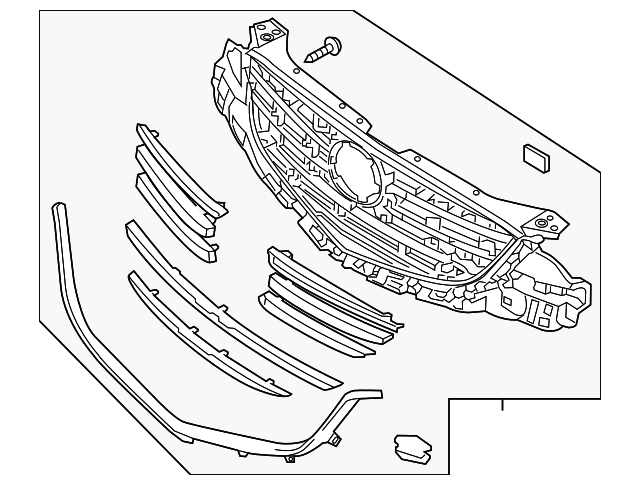 2015-2016 Mazda CX-5 Grille Assembly KA0G-50-710B | OEM Parts Online
