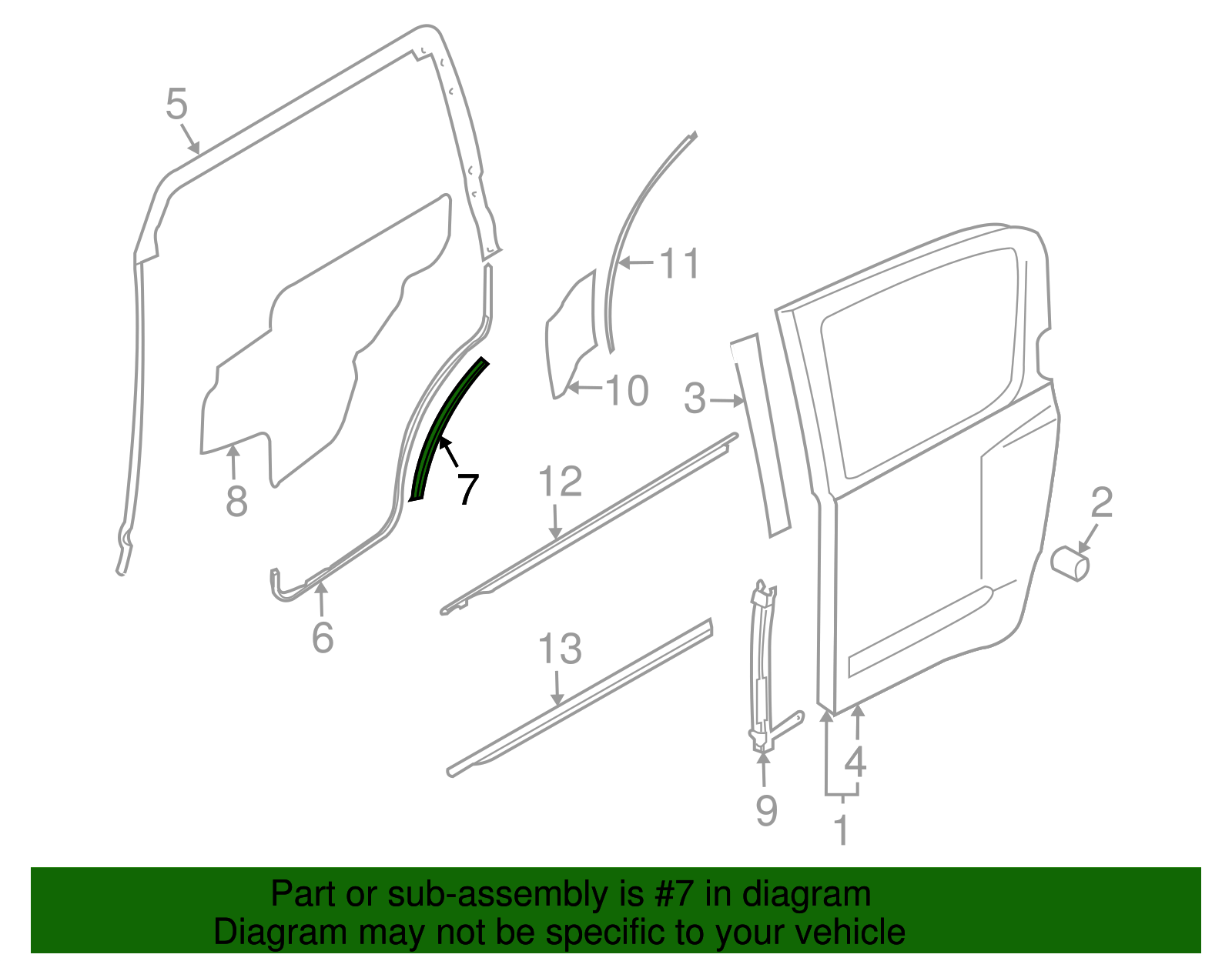 2011-2015 Nissan Xterra Lower Seal 82838-ZL00A | Ziegler Nissan of ...