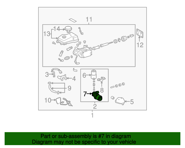 Genuine Toyota Motor & Pump part# 47960-60010 for 1998-2007 Toyota ...