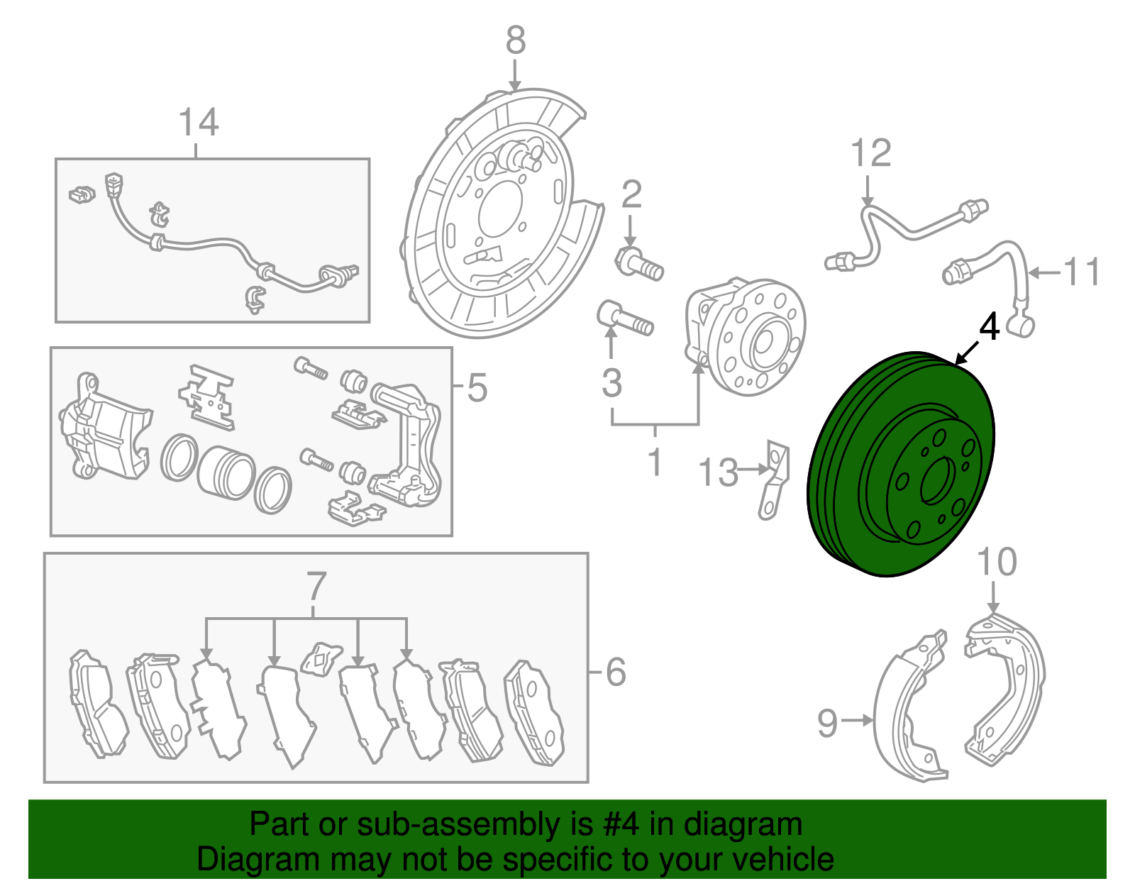 2007-2013 Acura Rotor 42510-TK8-A01 | Retail Performance Auto Parts