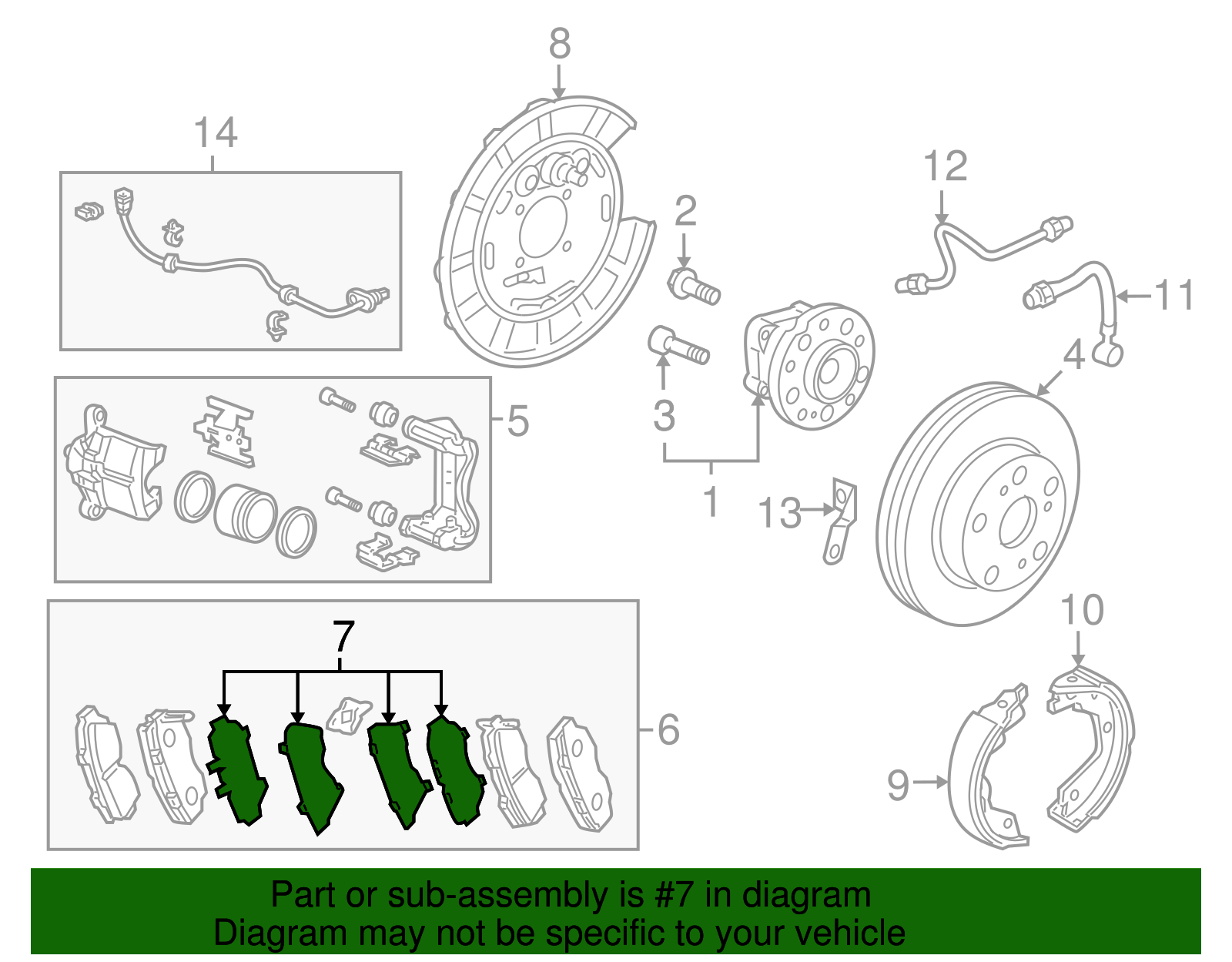 2007-2013 Acura Brake Pads Shim 06435-STX-A00 | OEM Parts Online