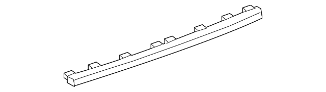 84255080 - Black Rear Bumper Fascia Molding 2019-2021 GMC Terrain ...