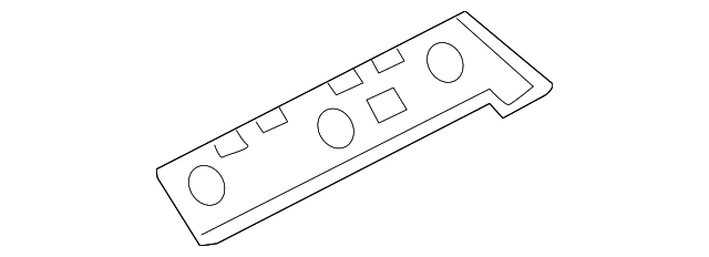 2018-2024 GMC Terrain Rear Driver Side Bumper Fascia Guide 23462455 ...