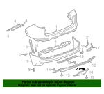 2018-2024 GM Bumper Cover Retainer 11612237 | GMPartsDirect.com