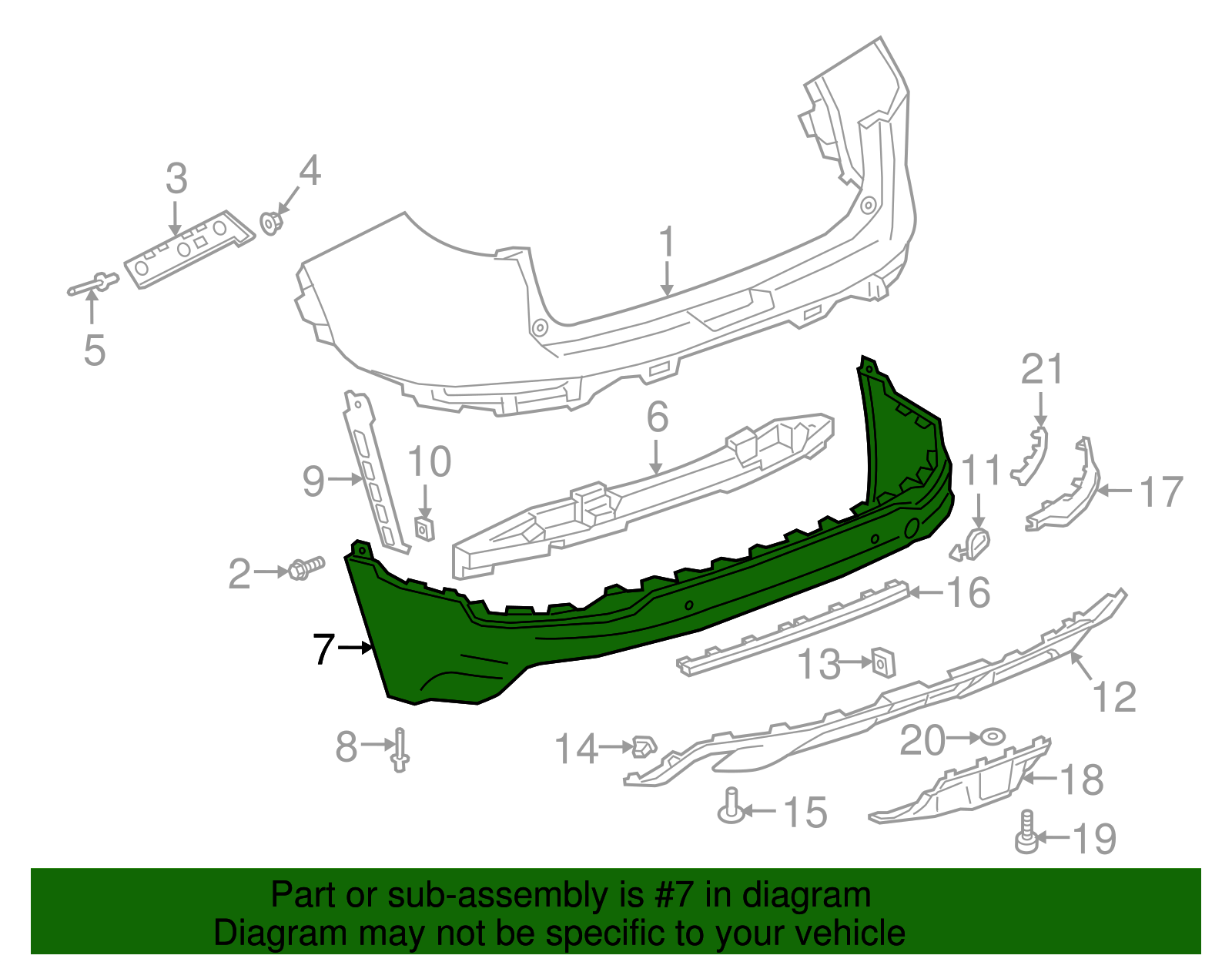 84931973 - Primed Front Bumper Upper Fascia 2022-2024 GMC Terrain | GM ...