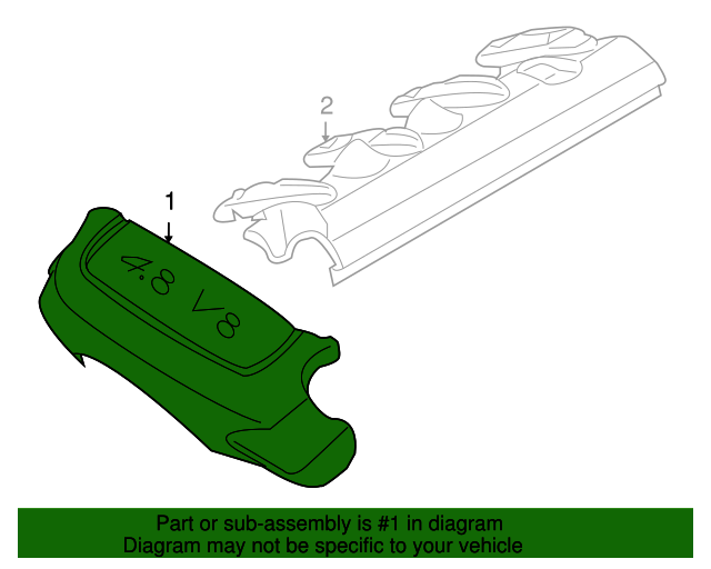 2008-2010 Porsche Cayenne Engine Cover 955-110-213-50 | Sunset Porsche ...