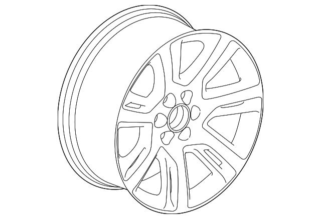 2015-2019 Cadillac Wheel, Alloy 84497728 GM | GMPartsDirect.com