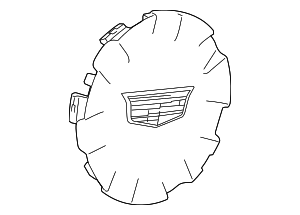 2015-2020 Cadillac Front and Rear Wheel Trim Cap 23432313 GM ...