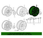 2015-2020 Cadillac Wheel, Alloy 84497729 | GMPartsDirect.com