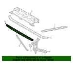 51647400111 - 2018-2024 BMW Upper Cross-Member (51-64-7-400-111) | BMW ...