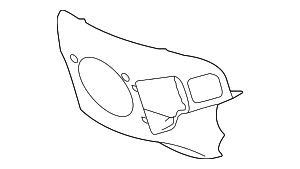 Black Steering Wheel Shroud 84575655 | QuirkParts