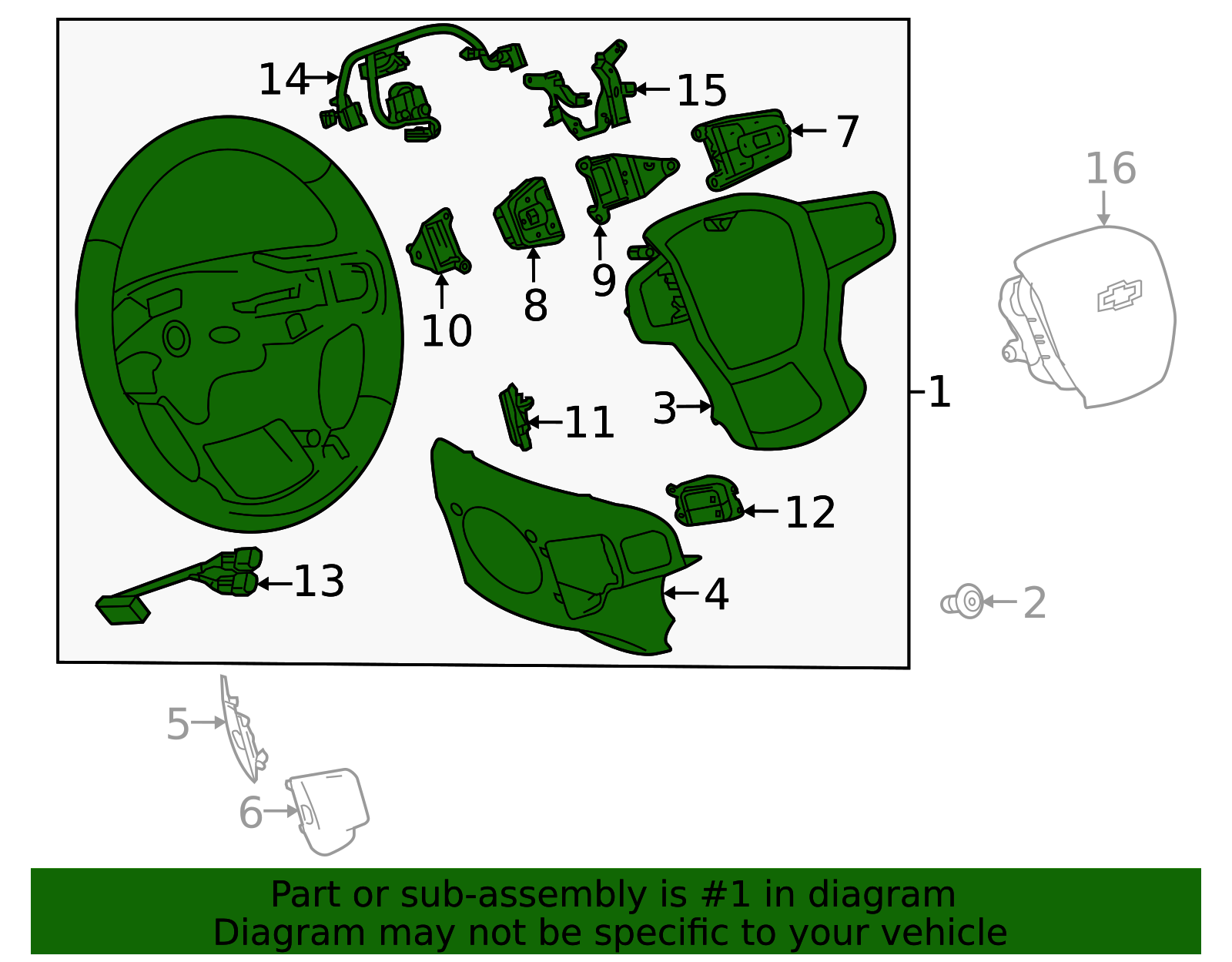2021-2024 Chevrolet Wheel 87821704 GM | GMPartsDirect.com