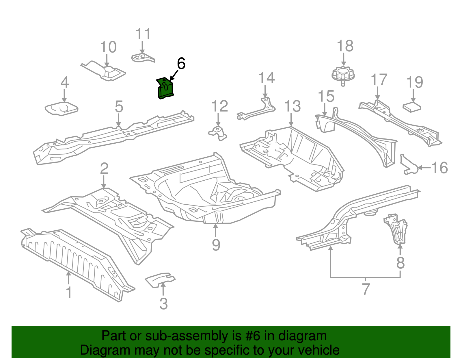 2014-2018 Toyota Yaris Side Extension 58316-0D040 | Toyota Parts Center