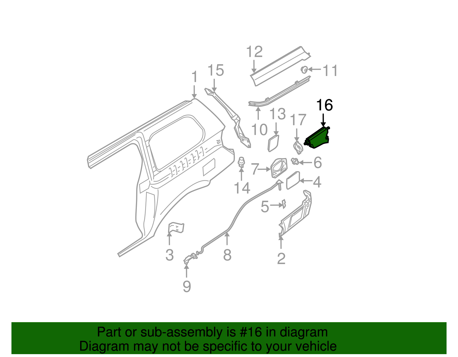 2002-2014 Nissan Lock Actuator 78850-5Y70B | Bill Kay Nissan Parts