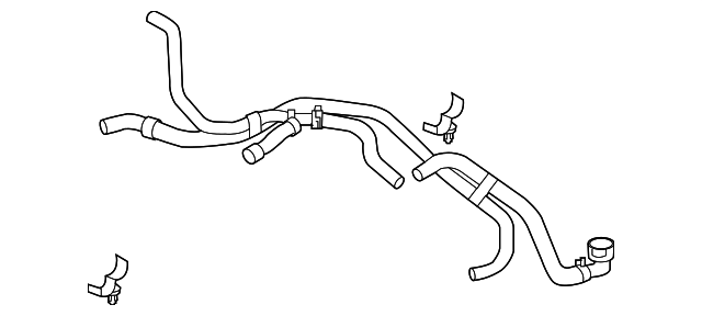 7L0-121-156-E - Water Hose Assembly 2007-2010 Audi Q7 | Audi OEM Parts