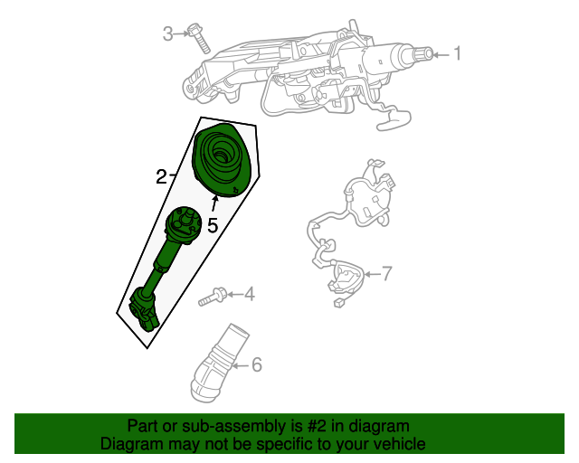 2016-2017 GM Lower Shaft 84326107 | NewGMParts.com