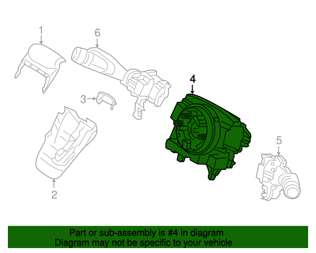 2016-2021 Volvo Turn Signal Switch 32266025 | TascaParts.com