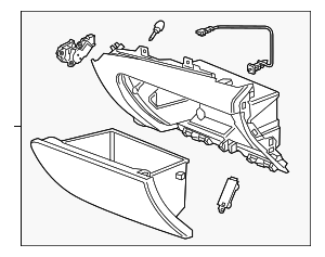 2023 Chevrolet Blazer Glove Box Assembly 84988050 | GMPartsDirect.com