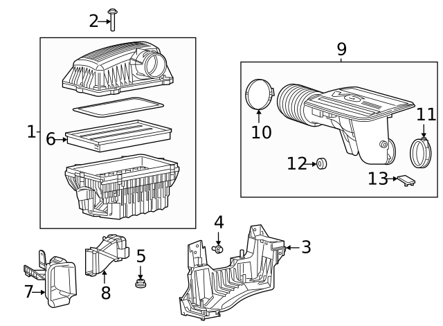 2020 Ram 1500 Air Inlet Duct 68292830AA | TascaParts.com