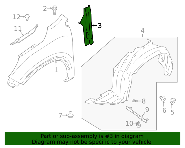 59140XC00A - Rear Seal - 2019-2022 Subaru Ascent | Subaru Parts Deals