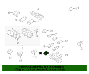 97270-2Y000 - Cabin Air Temperature Sensor 2013-2019 Hyundai ...